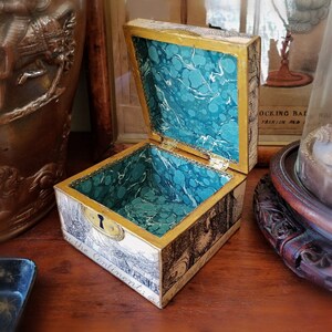 Regency Era Print Decoupaged Box - Etsy
