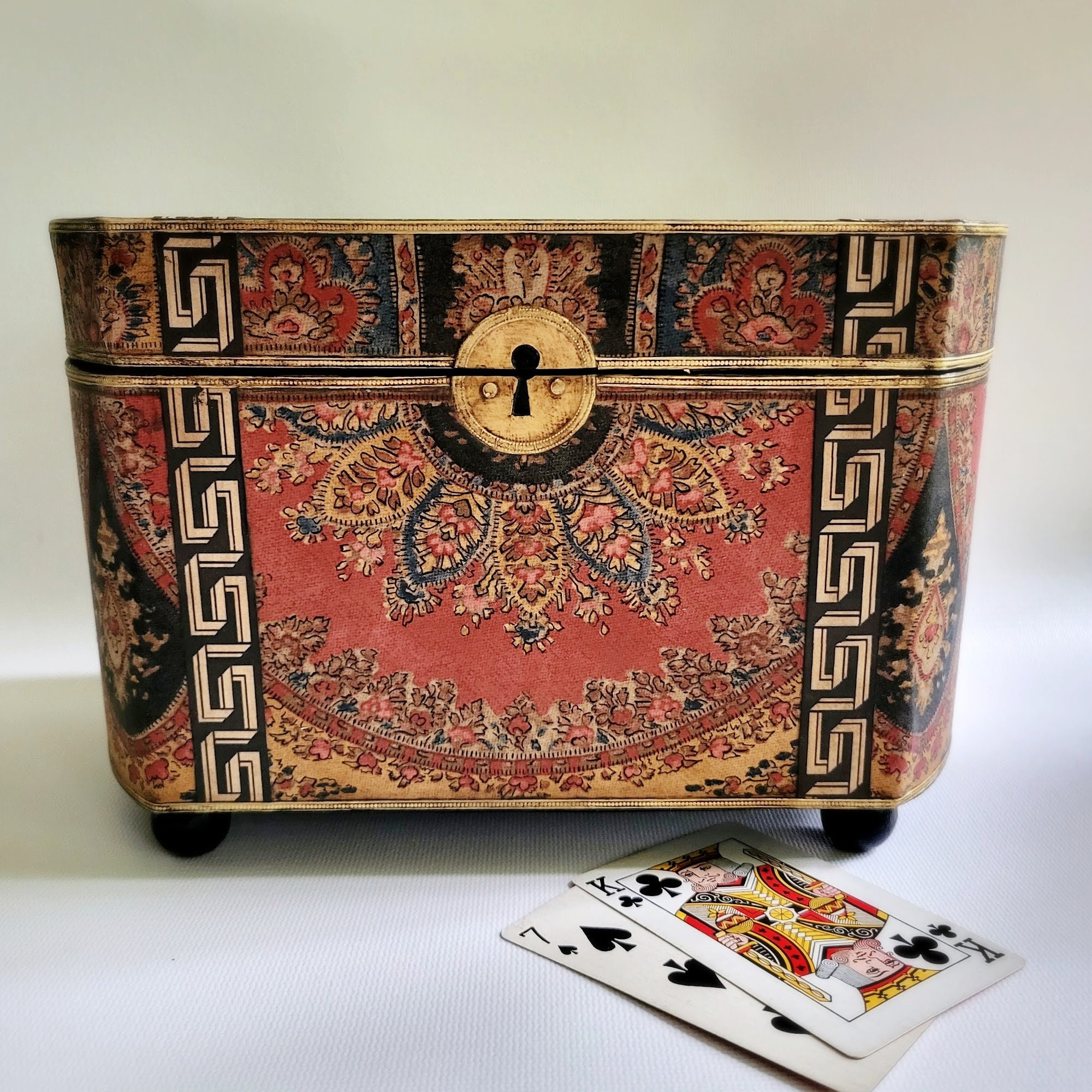Ceylonese Elephant Decoupage Box, Large - Etsy