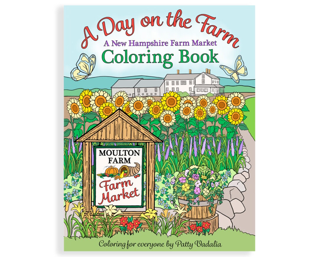 A Day on the Farm, Kids Coloring Book, Fun for All Ages, Homeschool ...