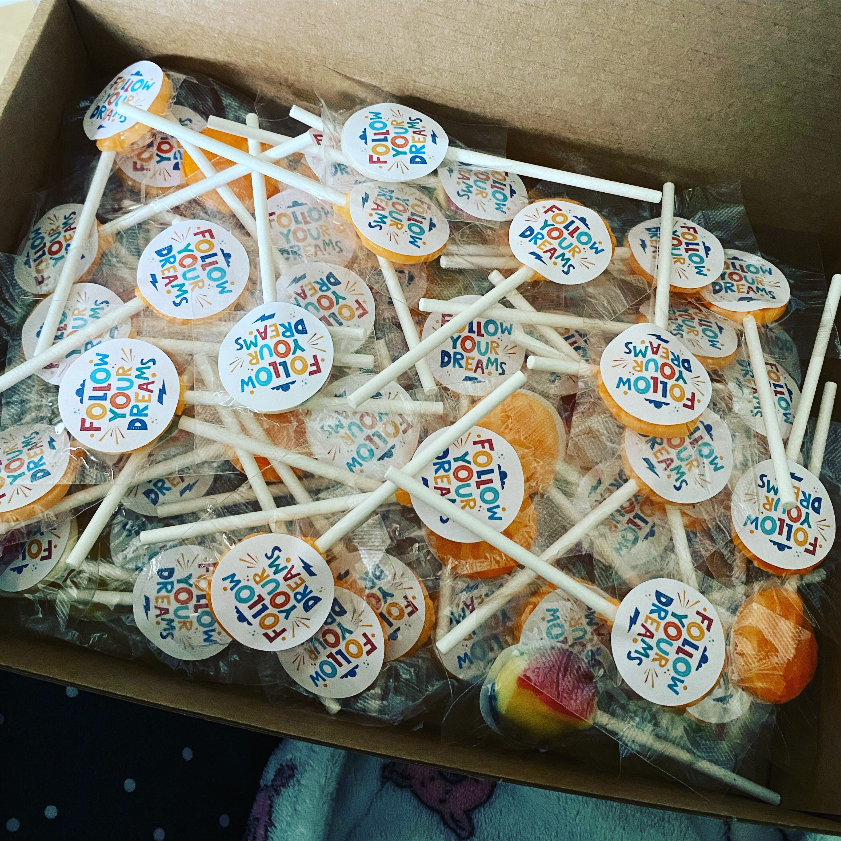 Custom Lollipops (box of 100) - Etsy