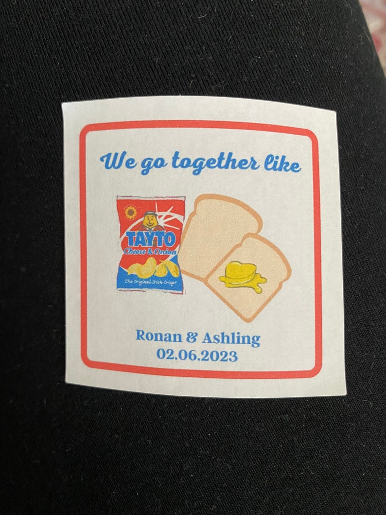 Tayto Stickers for Tayto Sandwich Packs (x15) - Etsy