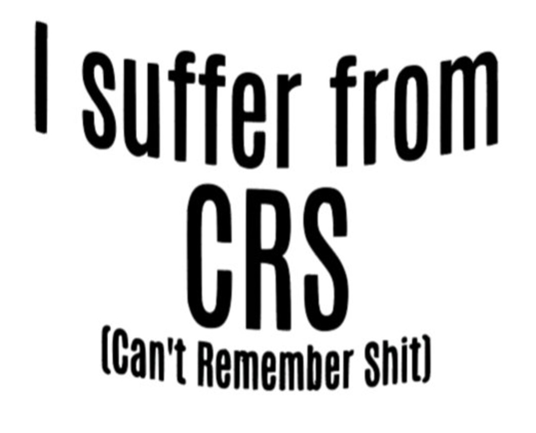 I Suffer From CRS PNG File - Etsy