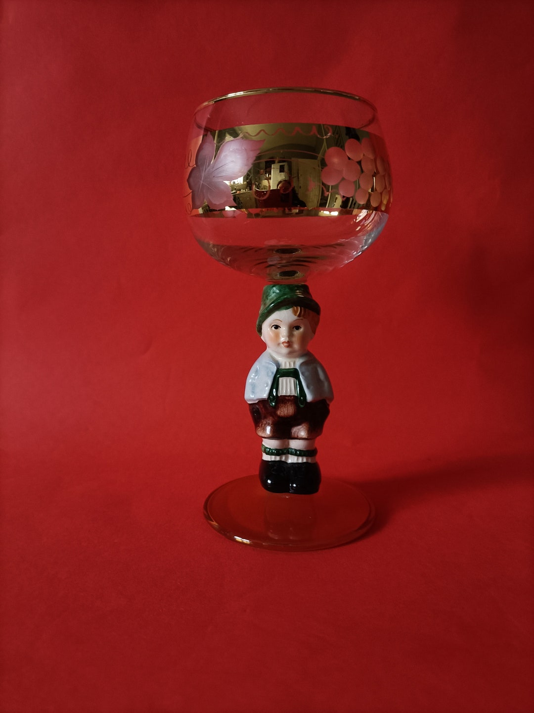 Hummel Goebel Wine Glass - Etsy