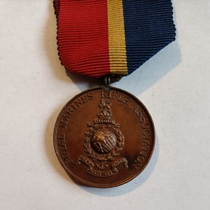 Royal Marines Rifle Association Medal - Etsy