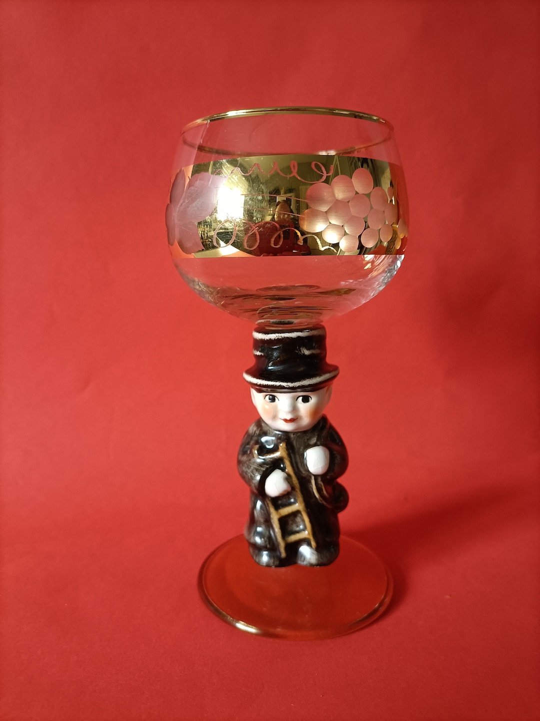 Hummel Goebel Wine Glass - Etsy