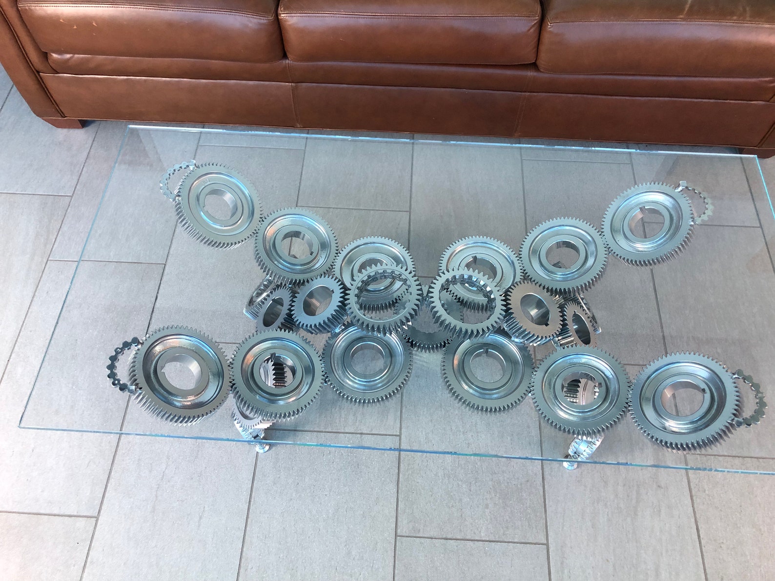 Arched Gear Coffee Table - Etsy