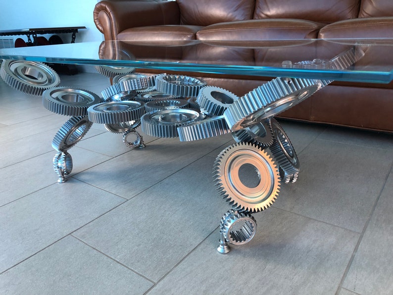 Arched Gear Coffee Table - Etsy
