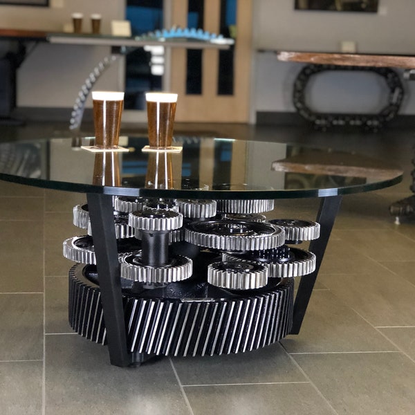 Industrial Coffee Table - Etsy