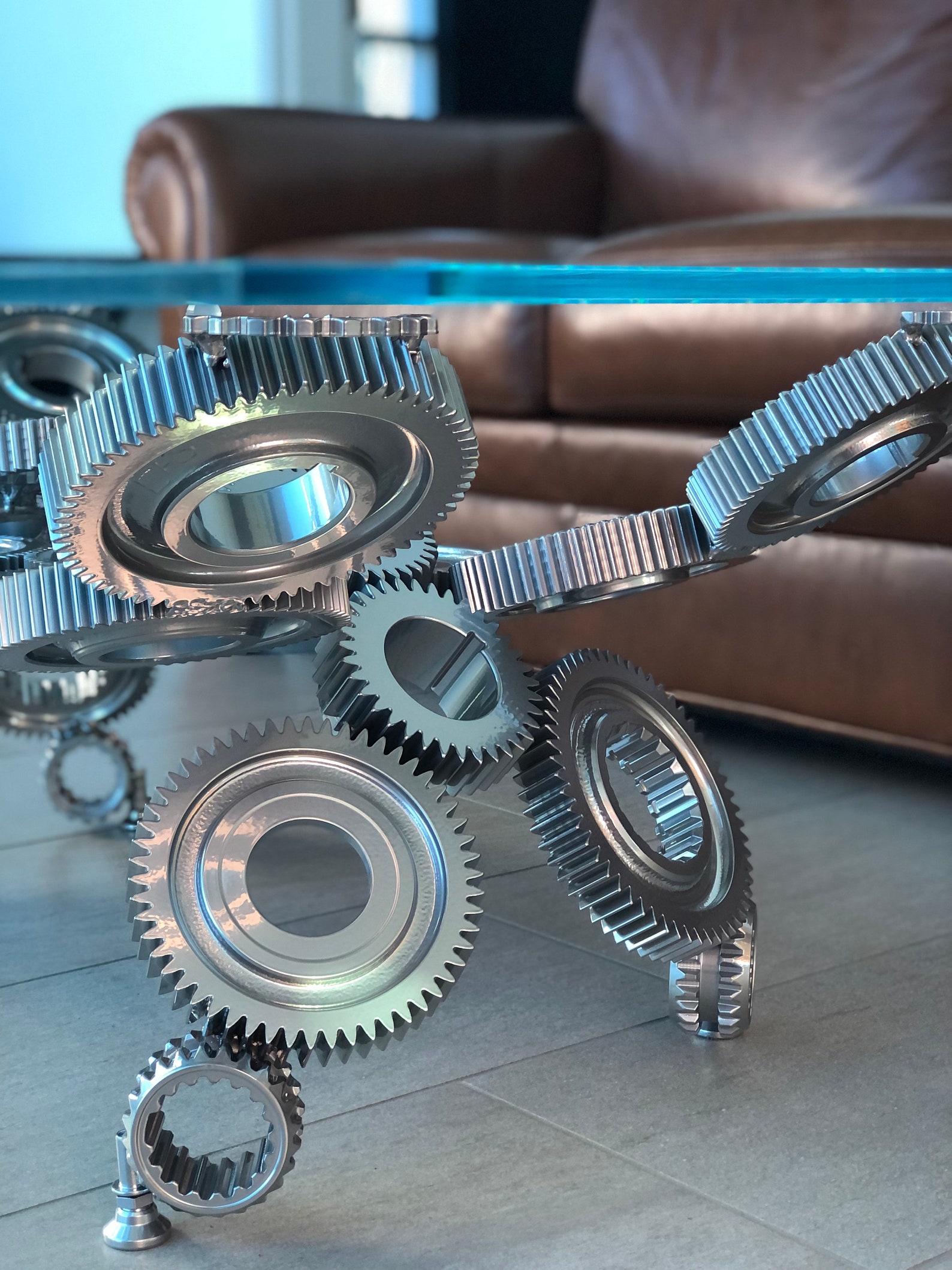 Arched Gear Coffee Table - Etsy