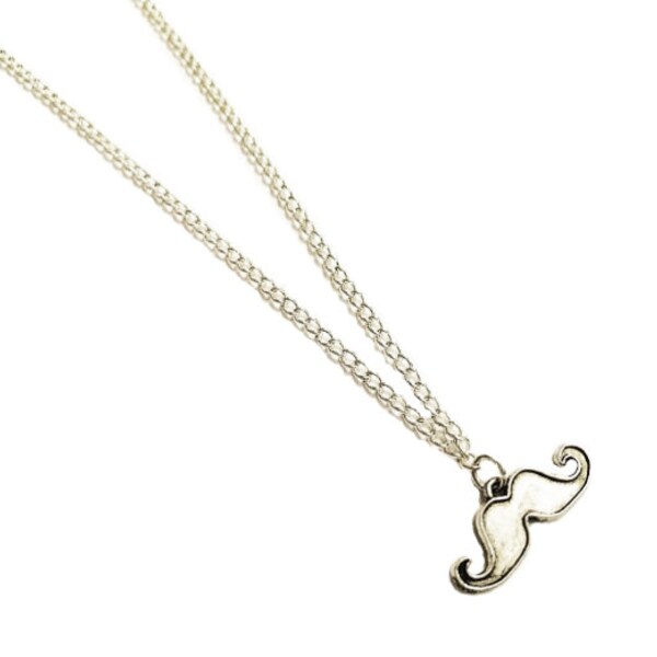 Mustache Necklace - Etsy