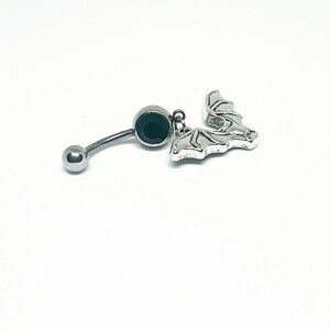 Bat Belly Button Ring, Gothic Belly Button Ring, Gothic Body Jewelry ...