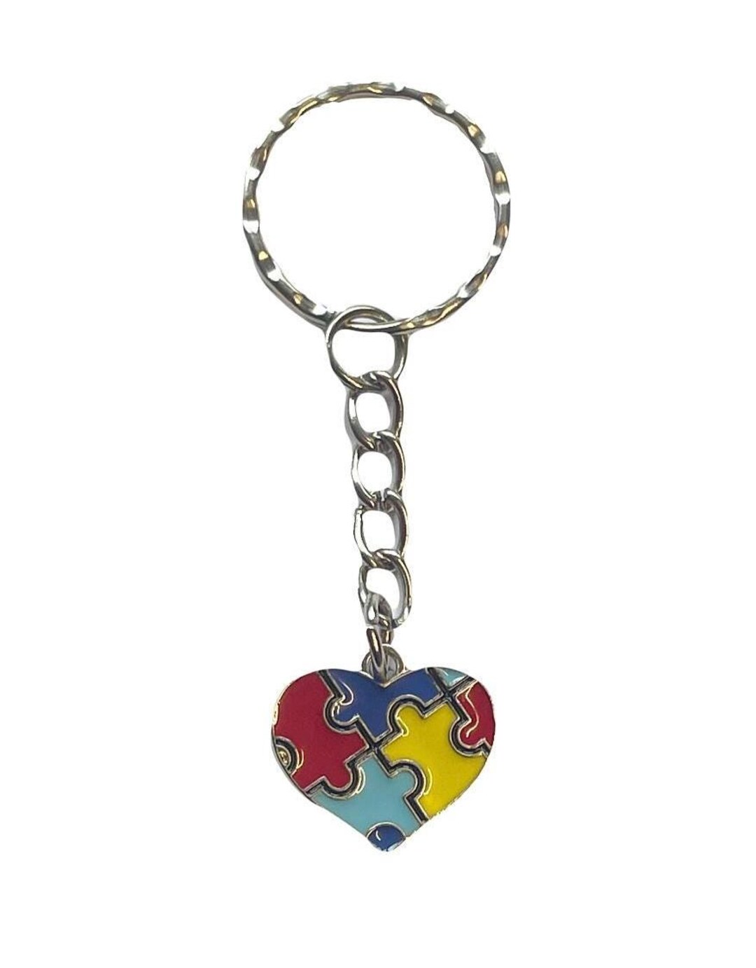 Autism Keyring, Autism Keychain, Autism Awareness, Awareness Keyring ...