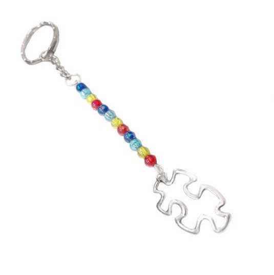 Autism Keyring, Autism Keychain, Autism Awareness, Awareness Keyring ...
