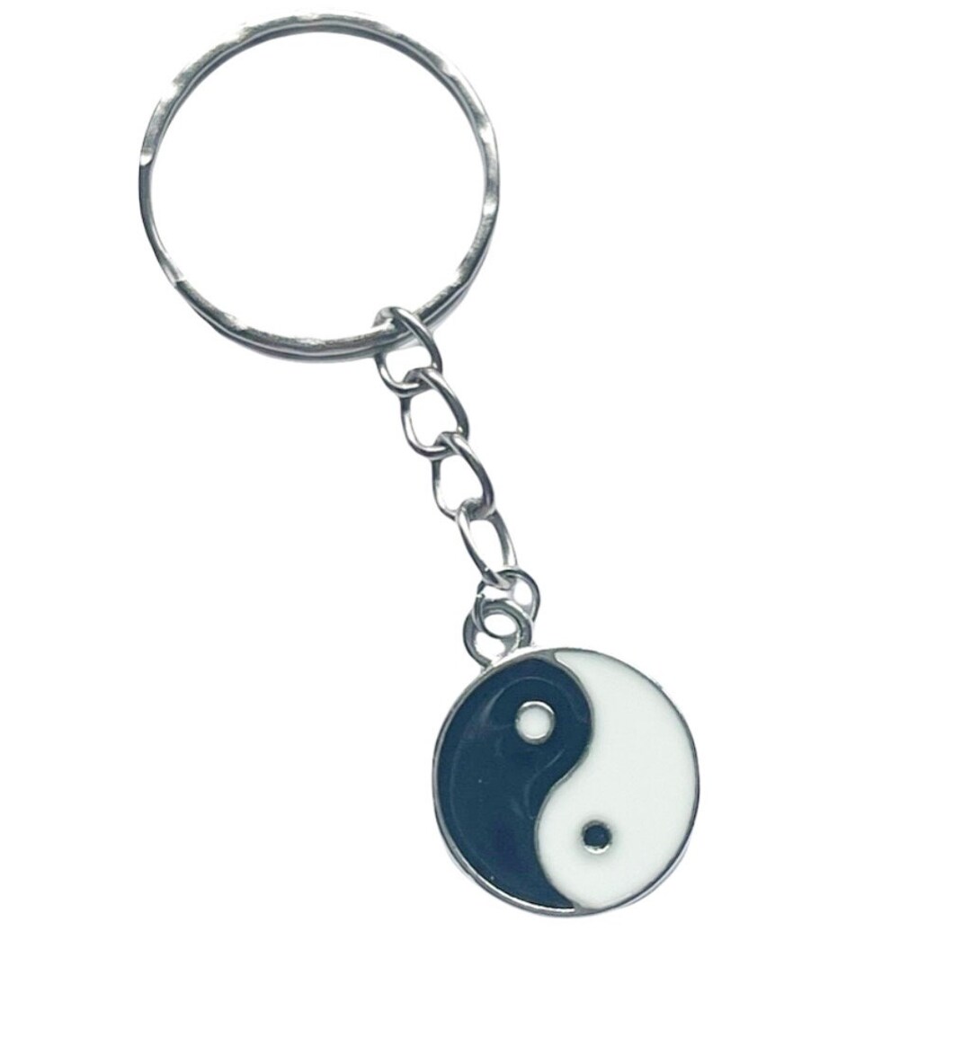 Yin Yang Keyring, Yin Yang Keychain, Yin Yang Bag Charm, Yin Yang Gifts ...