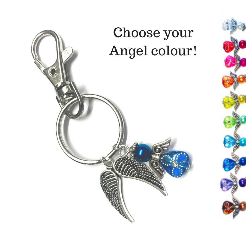 Angel Keyring - Etsy