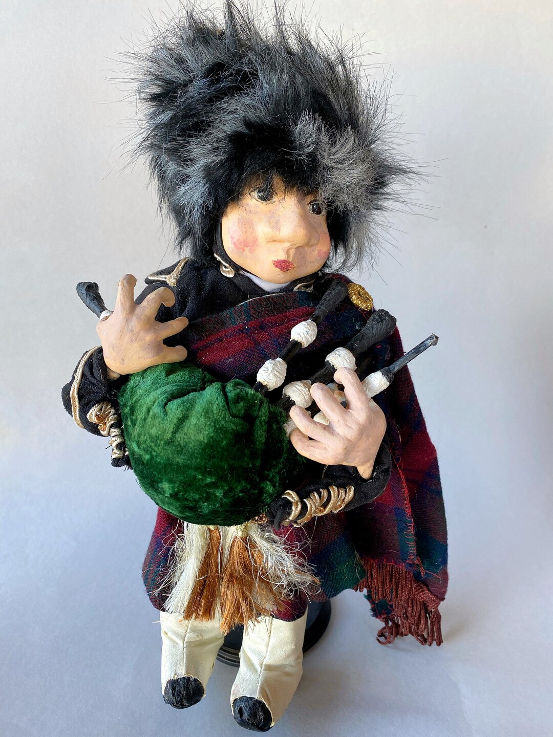 Bagpiper. the One Who Plays. Doll. Bagpipe. Interior Doll. - Etsy
