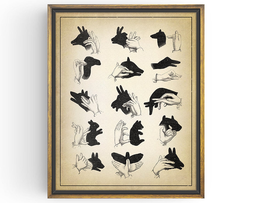 Finger Shadow Puppet Art - Shadowgraphy - Ombromanie - Silhouette ...
