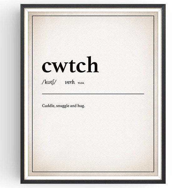 Cwtch Home Print - Etsy