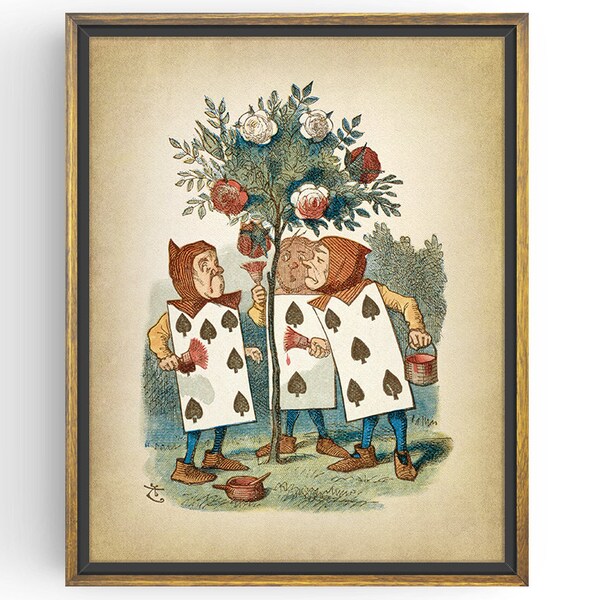 Alice in Wonderland Card Guard - Etsy