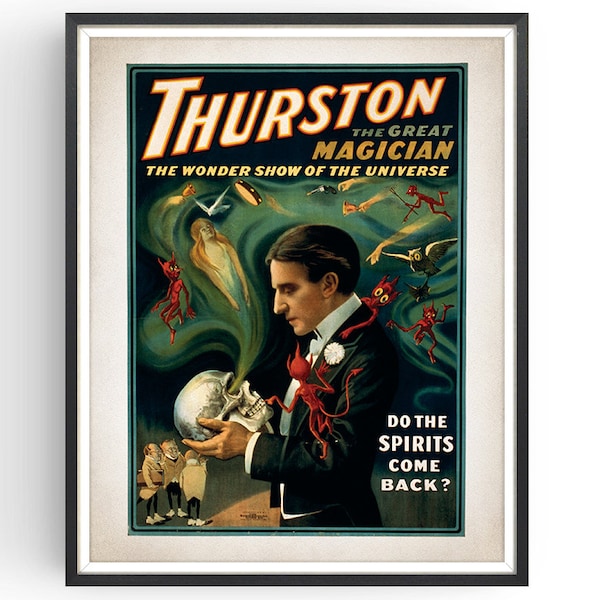 Vintage Magic Poster - Etsy