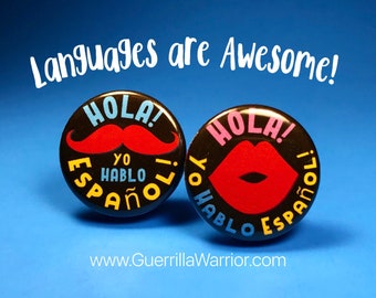 Español Buttons - Etsy