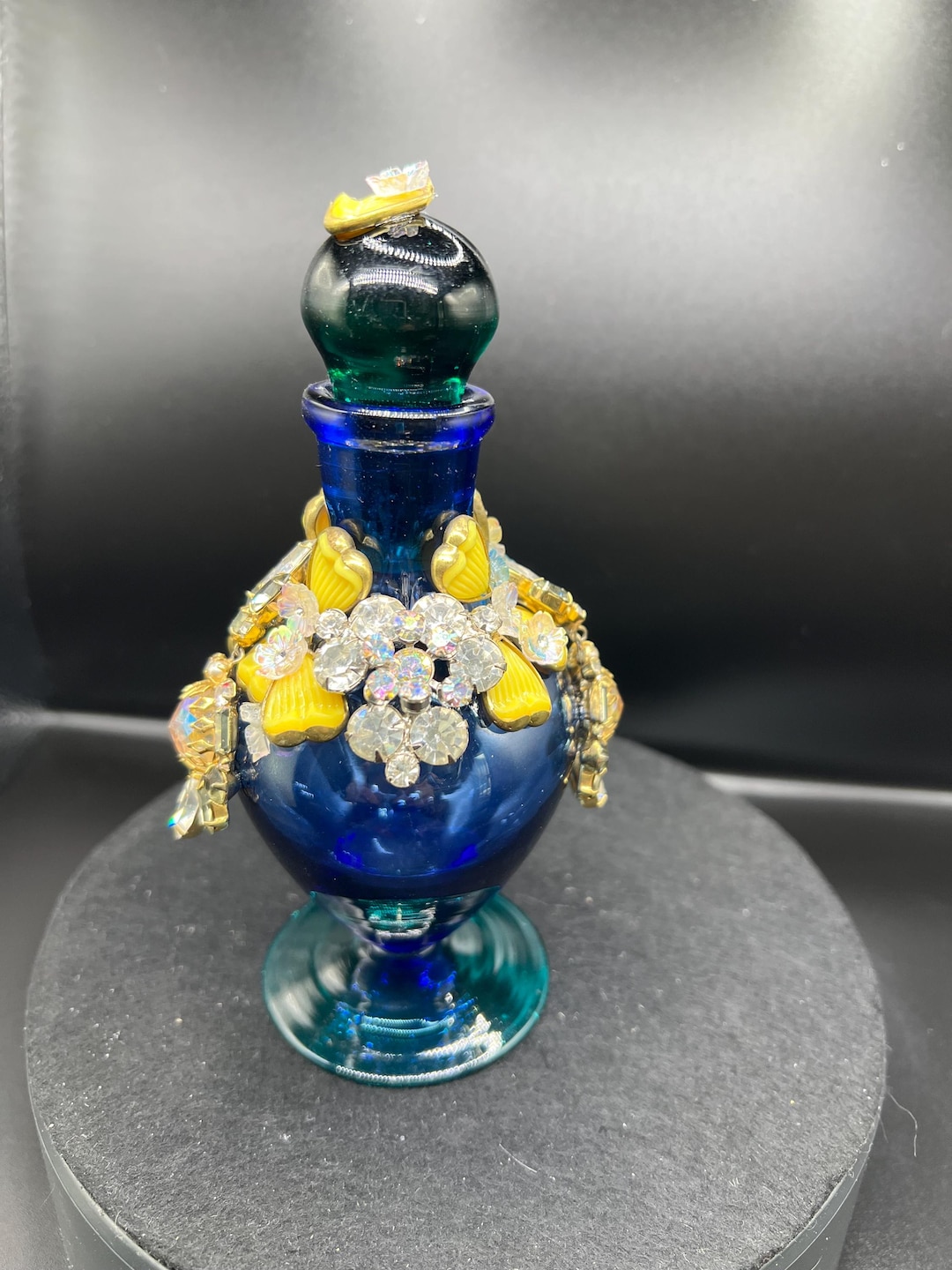Perfume Bottle Upscaled Vintage Jewelry Home Decor Valentine, Birthday ...