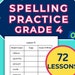 Spelling Practice Worksheets for Grade 4/year 5 - Ages 8+ Success in ...