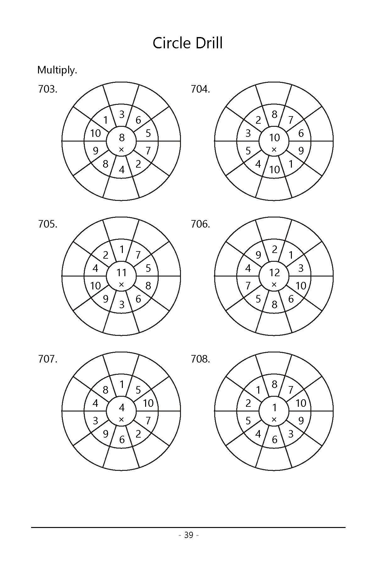 Multiplication Times Tables Worksheets. Worksheets for Practicing ...