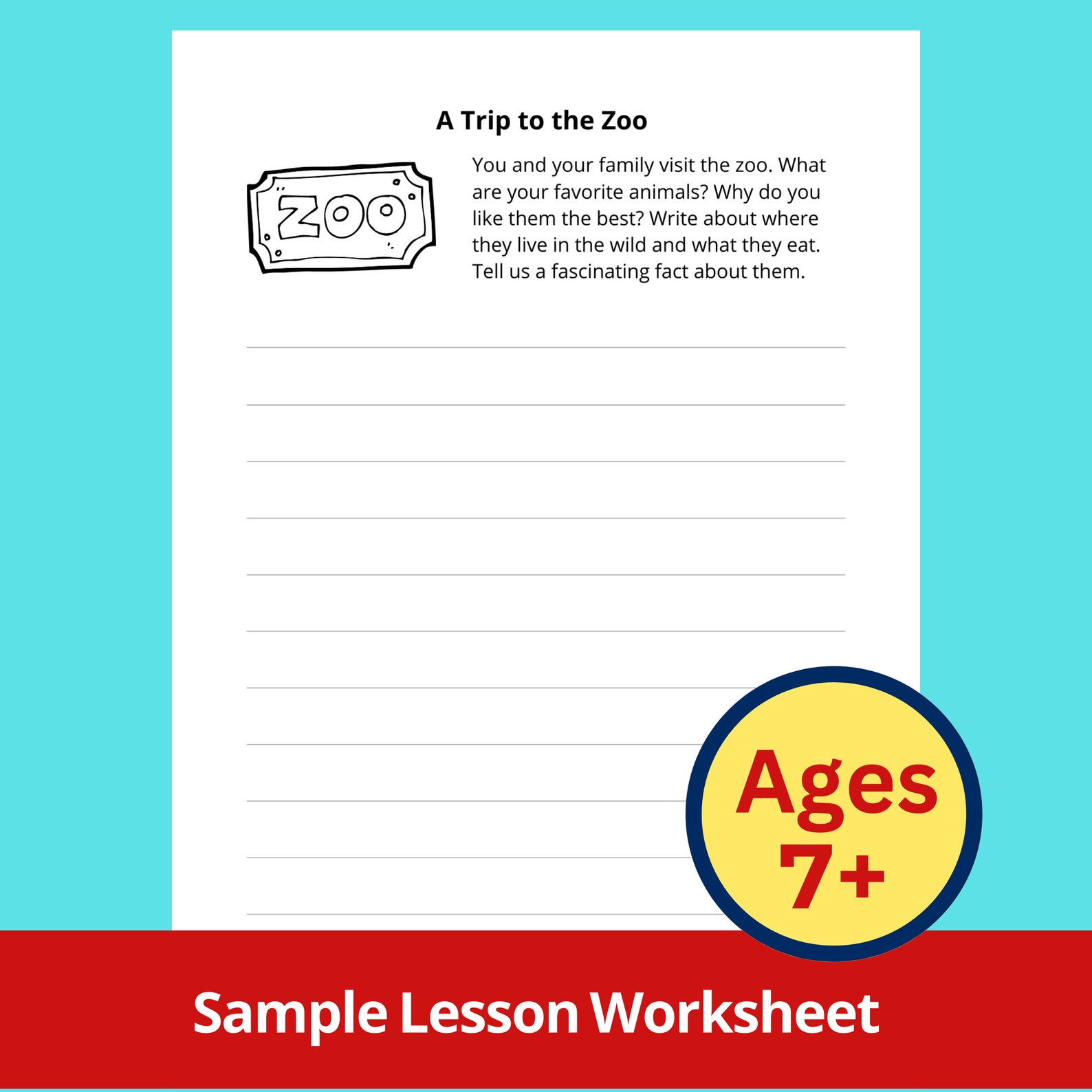 Writing Prompts Worksheets. Printable, Digital Download Story Starters ...