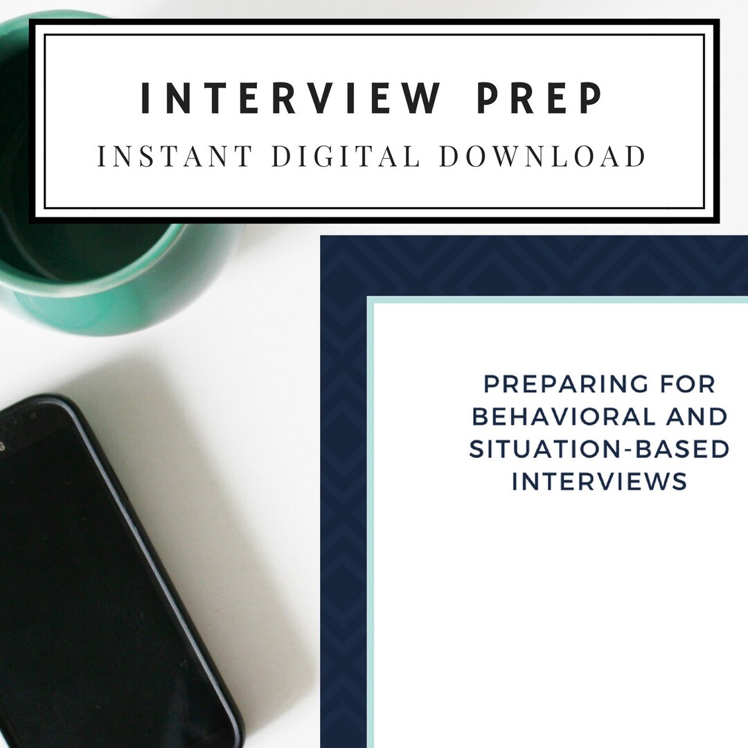 Situational and Behavioral Interview Worksheet Bundle, Interview ...
