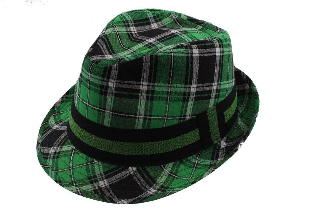 Irish Plaid Fedora - Packable - Includes Perfect Fit Sizer - Etsy