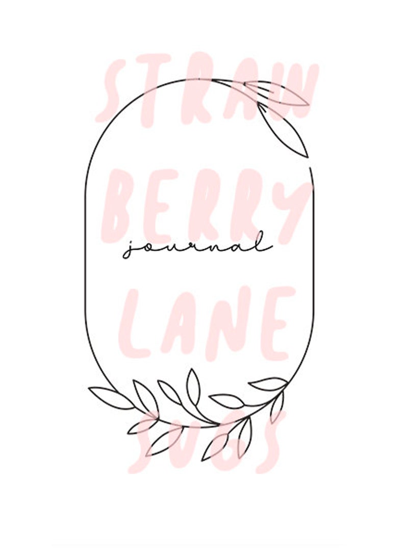 Journal Cover SVG - Etsy