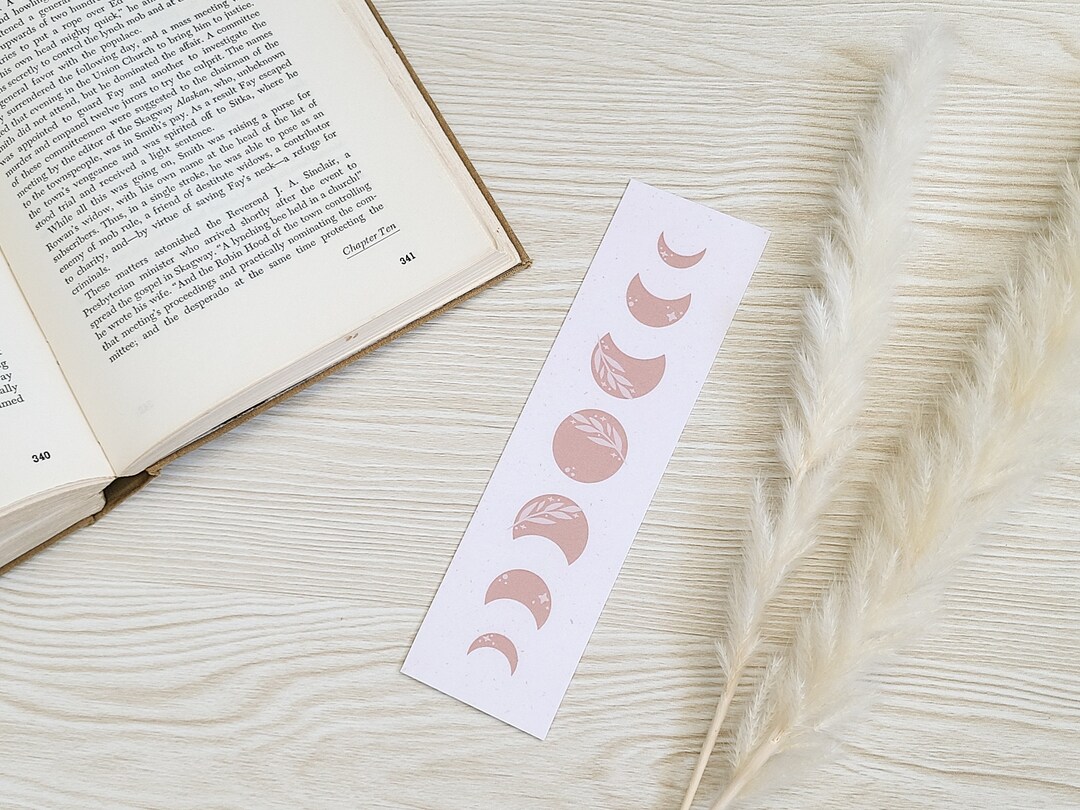Moon Phase Bookmark - Etsy