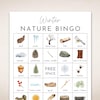 Printable Nature Bingo Forest Scavenger Hunt - Etsy Canada