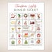 Printable Christmas Lights Bingo | Christmas Scavenger Hunt | Christmas ...