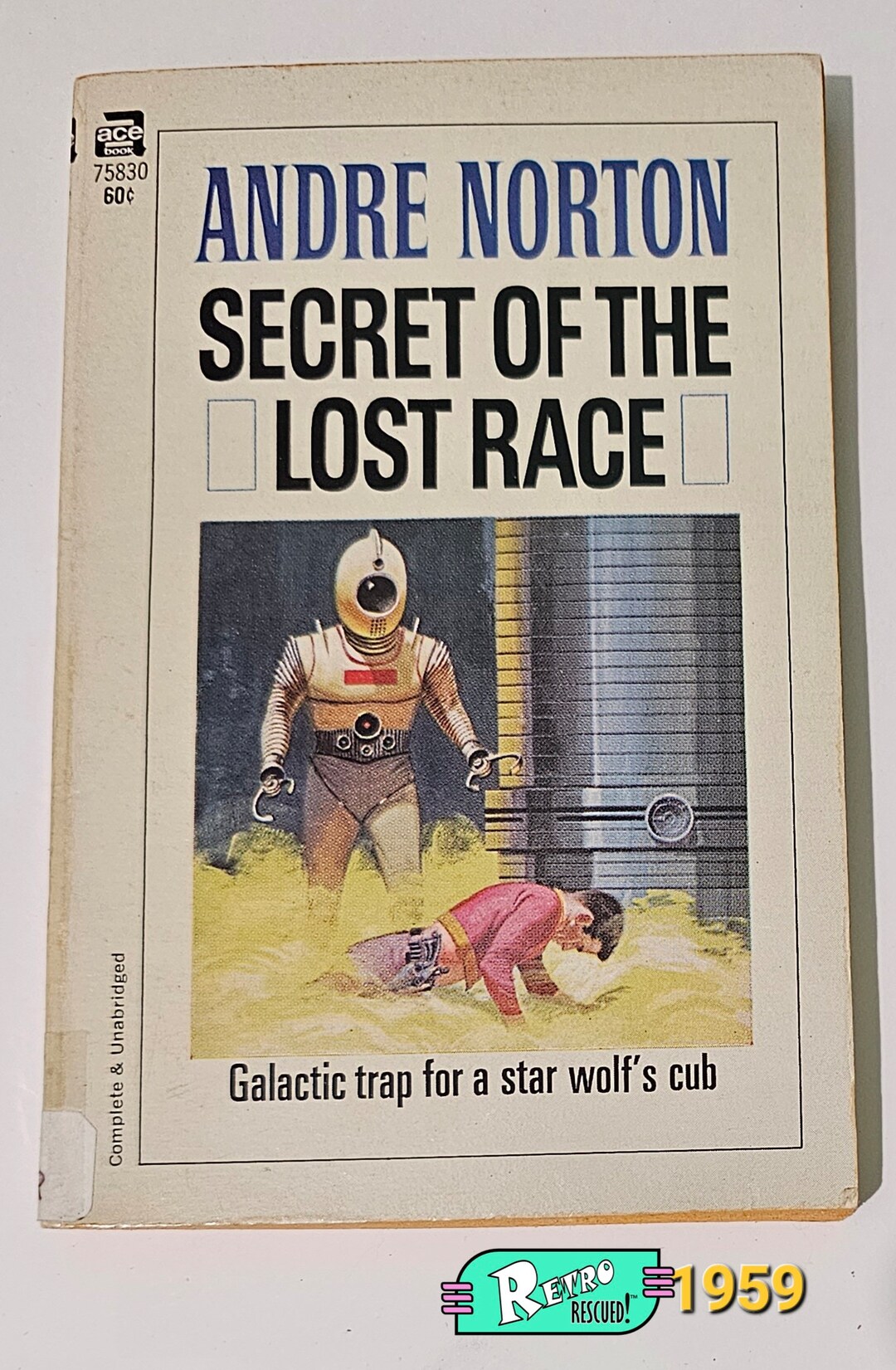 Sci Fi Pulp Secret of the Lost Race Andre Norton - Etsy
