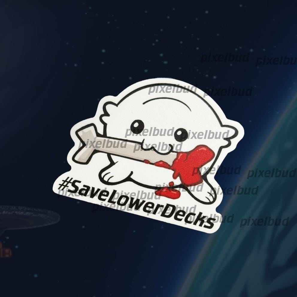 Moopsy Vinyl Sticker, Lower Decks Fan Art, Fan Favorite Sticker, Star ...