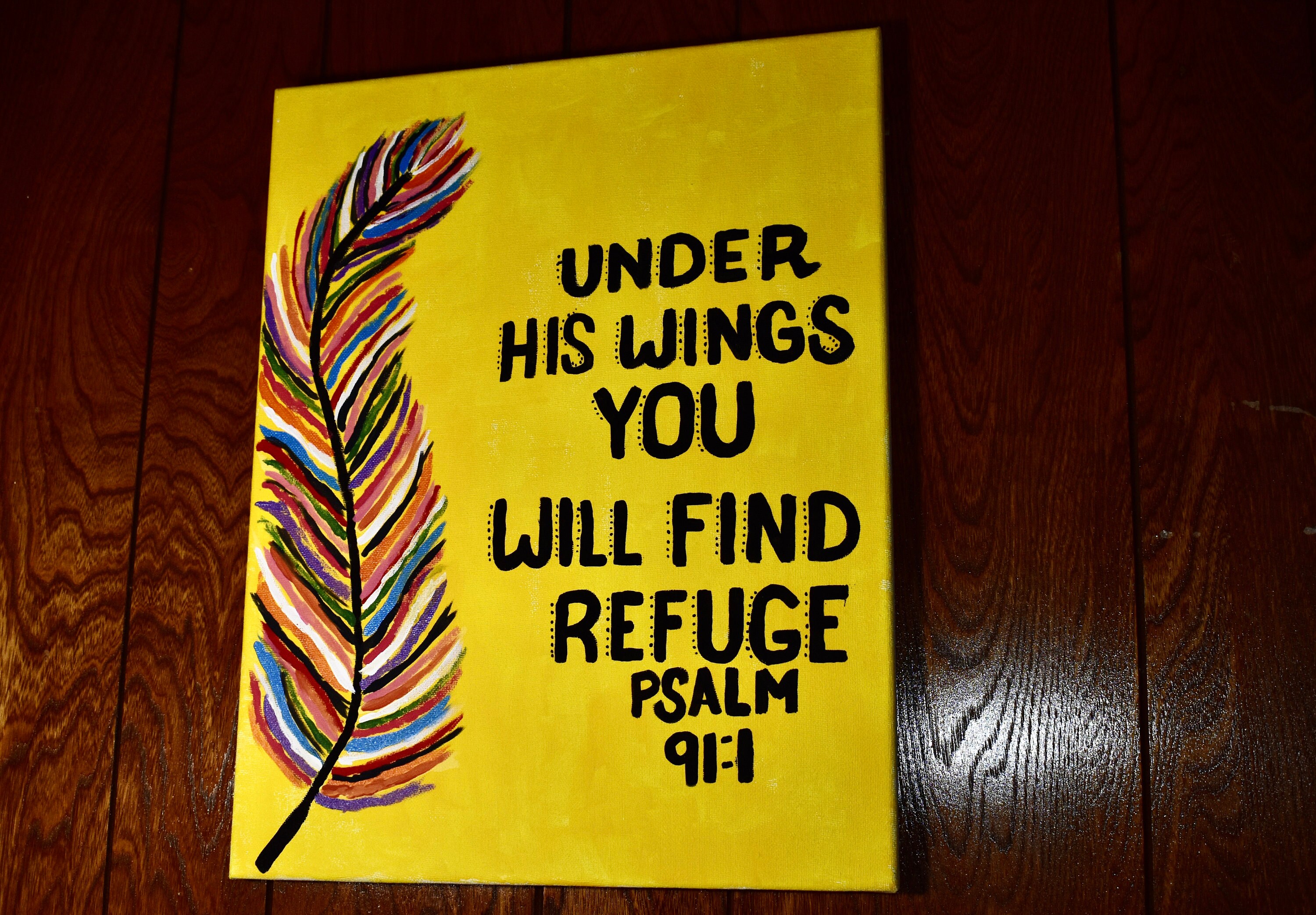 Canvas Painting With Bible Verse - Etsy