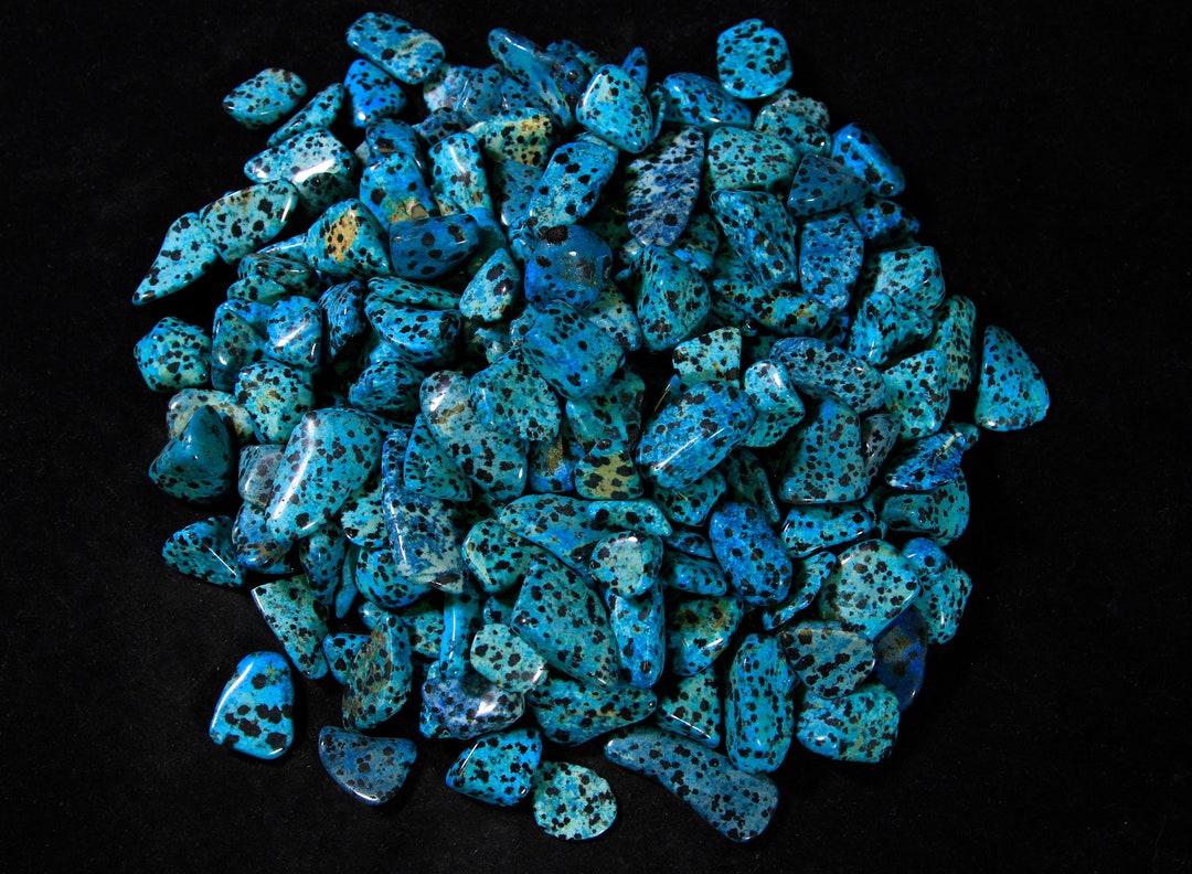 1lb of Tumbled Blue Dalmatian Jasper - Etsy