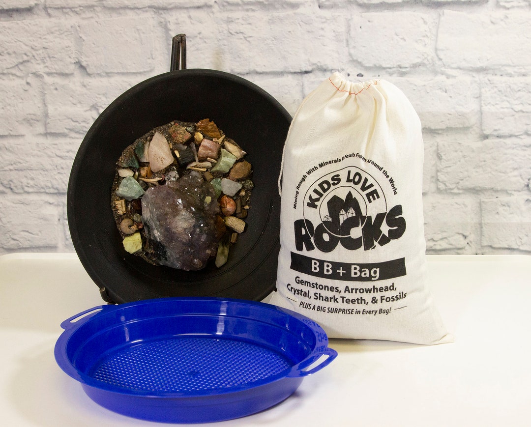 Big Bag Plus Surprise + Sifter, Gemstone Mining, Kidsloverockz - Etsy
