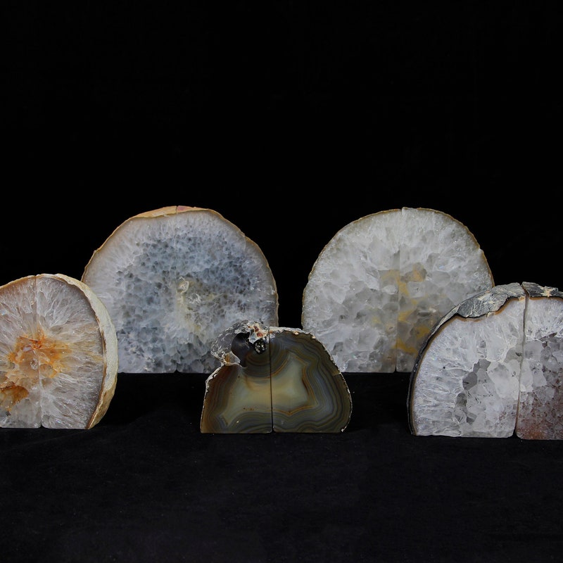 Agate Bookends - Etsy