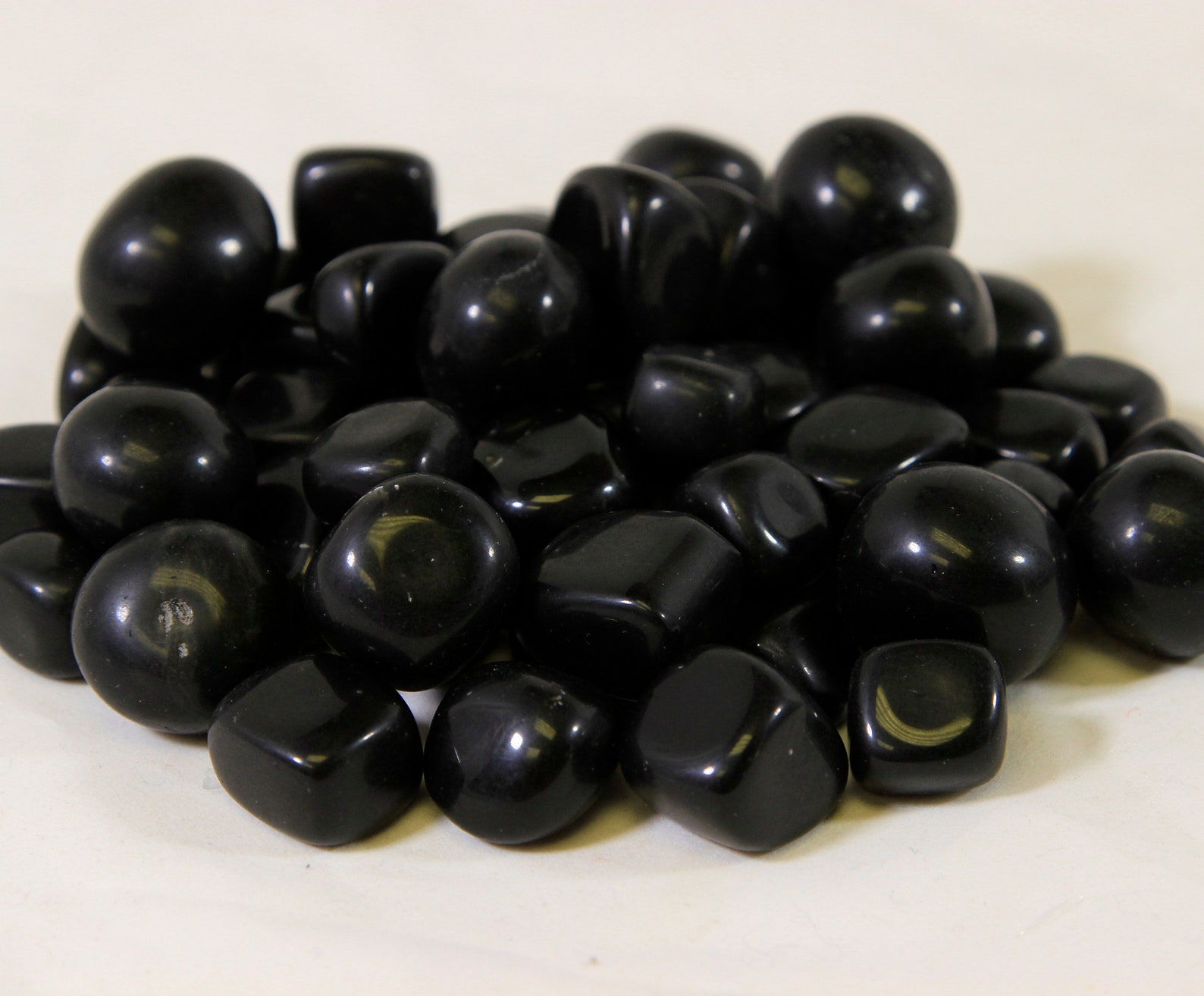 Tumbled Black Obsidian, Small (19mm-25mm) - Etsy