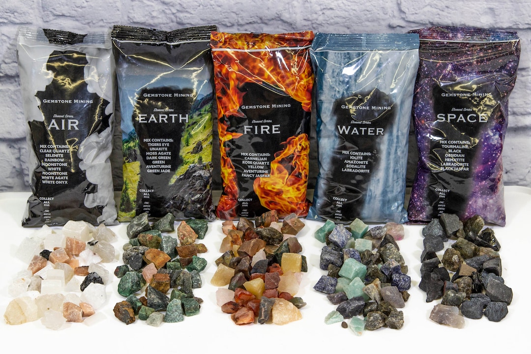 Element Series Mining Bags Fire, Earth, Water, Air, Space (free ...