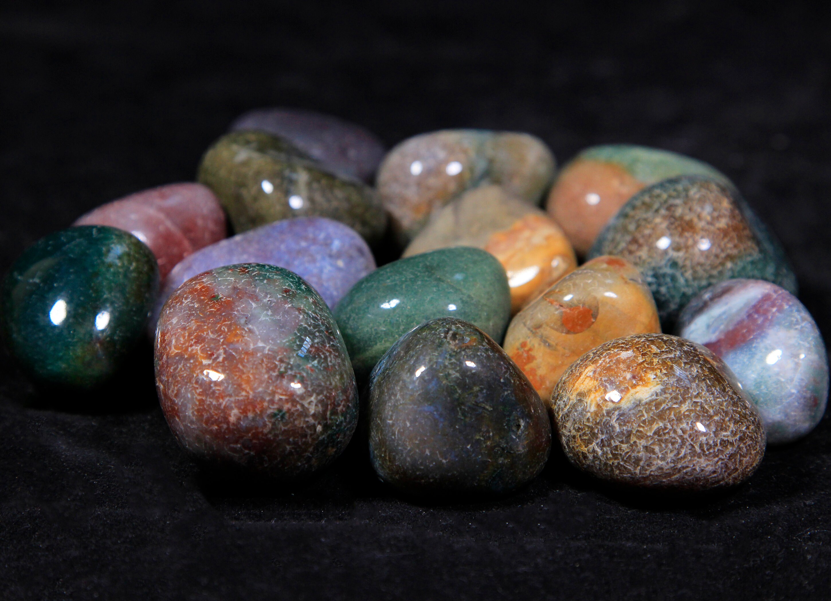 Tumbled Fancy Jasper, Medium (26mm-32mm) - Etsy