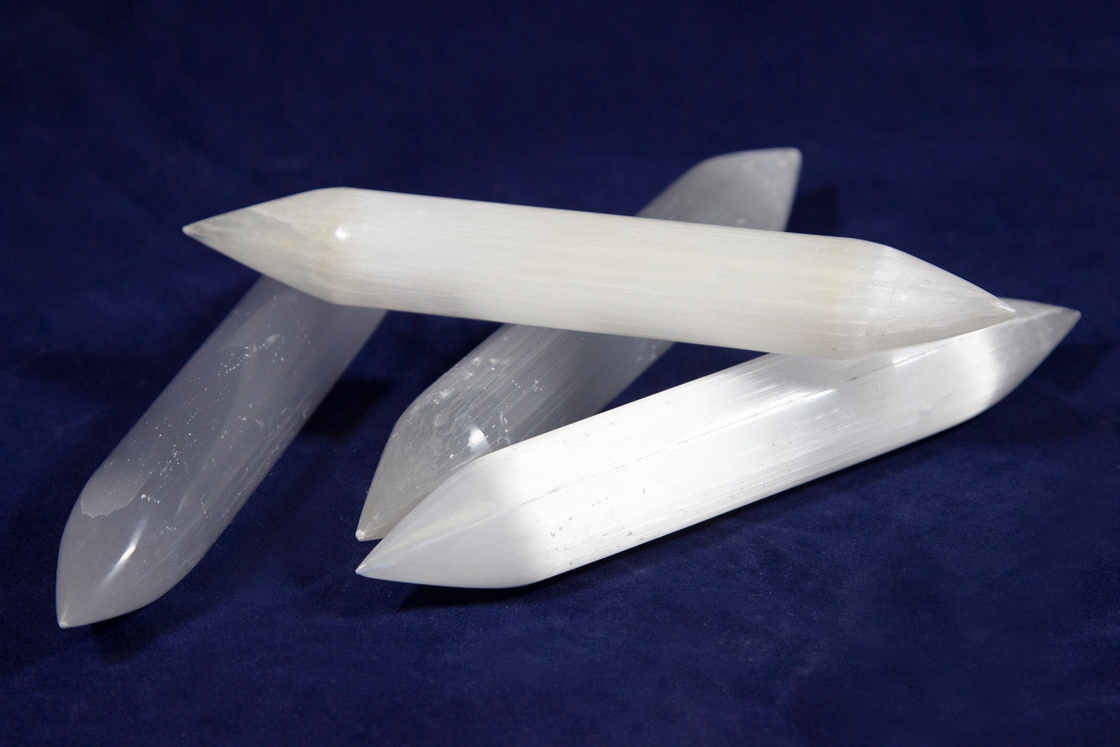 Selenite Double Sided Point Wands Double Terminated Wand - Etsy