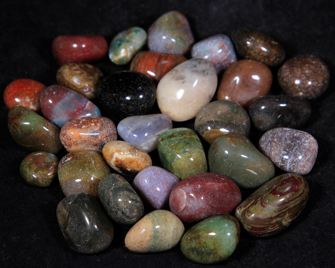 Tumbled Fancy Jasper, Small (19mm-25mm) - Etsy Österreich