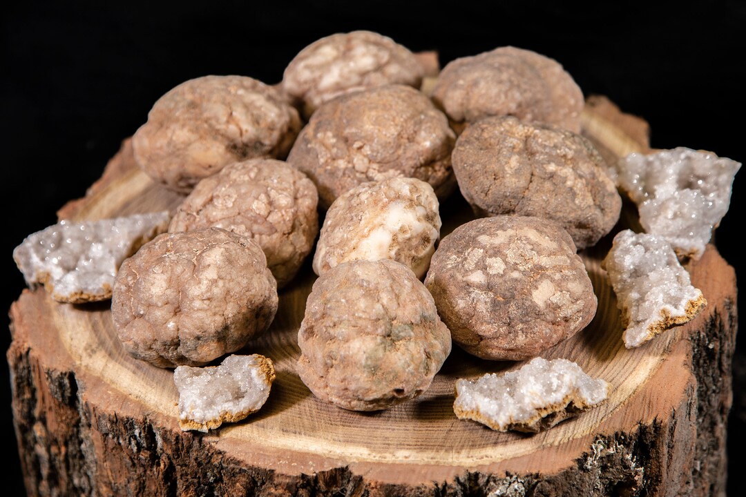 Break Your Own Geodes, 10 Piece Gift Set - 1.5"-3" Unopened Moroccan ...