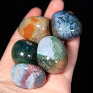 Tumbled Fancy Jasper, Medium (26mm-32mm) - Etsy