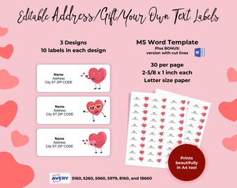 30 Labels Stickers - Etsy