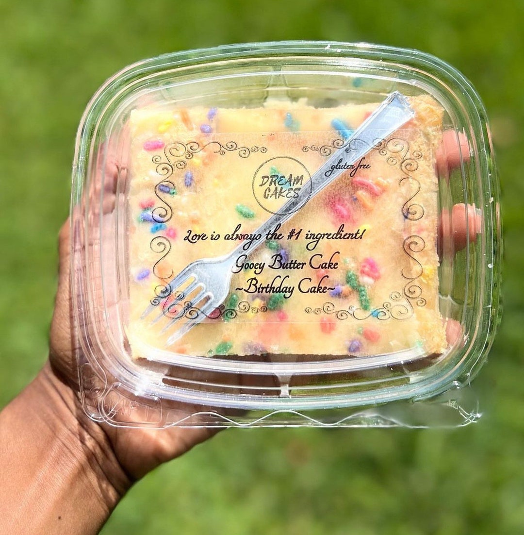 Gluten Free Ooey Gooey Butter Cake (6 Individually Packaged Cakes) - Etsy